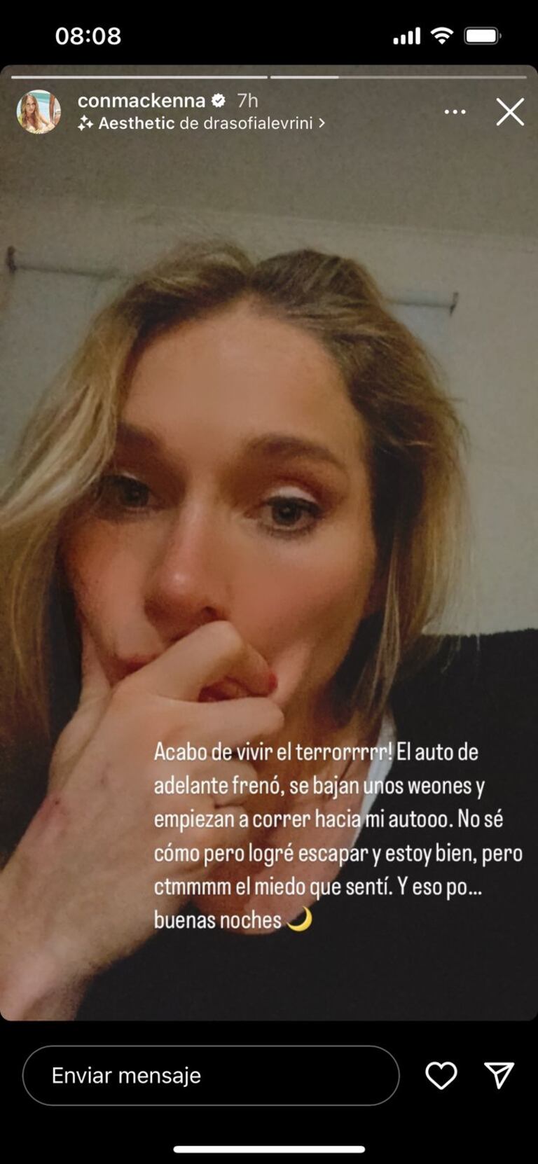 Actriz Constanza Mackenna frustró encerrona: “CTM el miedo que sentí ...