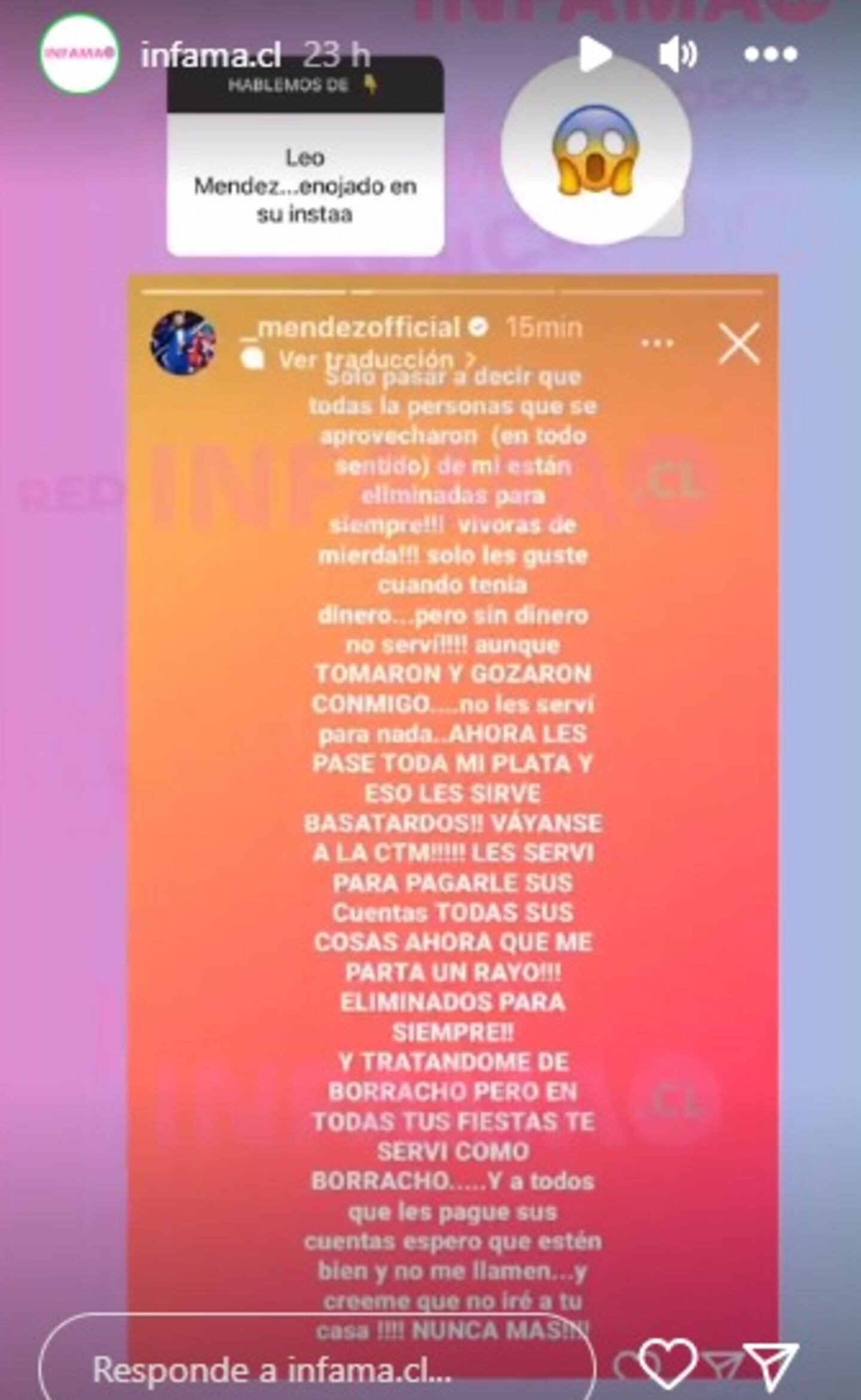 Váyanse a la ctm!!”: DJ Méndez sorprende con furioso descargo contra ...