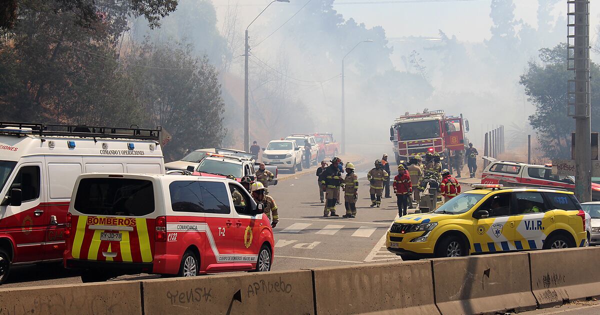 Incendio en Viña: Onemi anuncia que población debe estar lista para ... Incendio en Viña: Onemi anuncia que población debe estar lista para ...