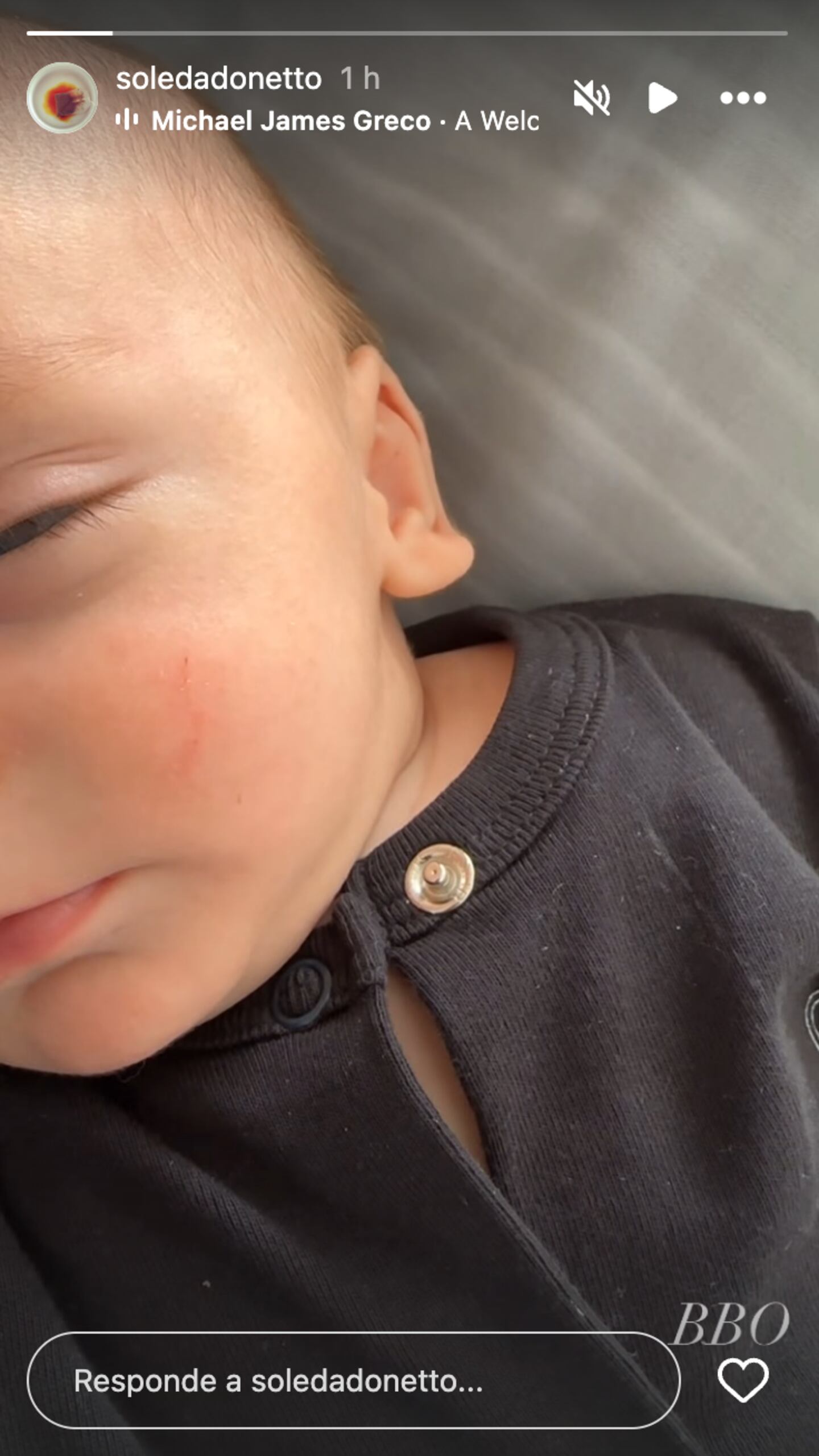 Soledad Onetto publicó un tierno registro de su pequeño Borja: el bebé ...