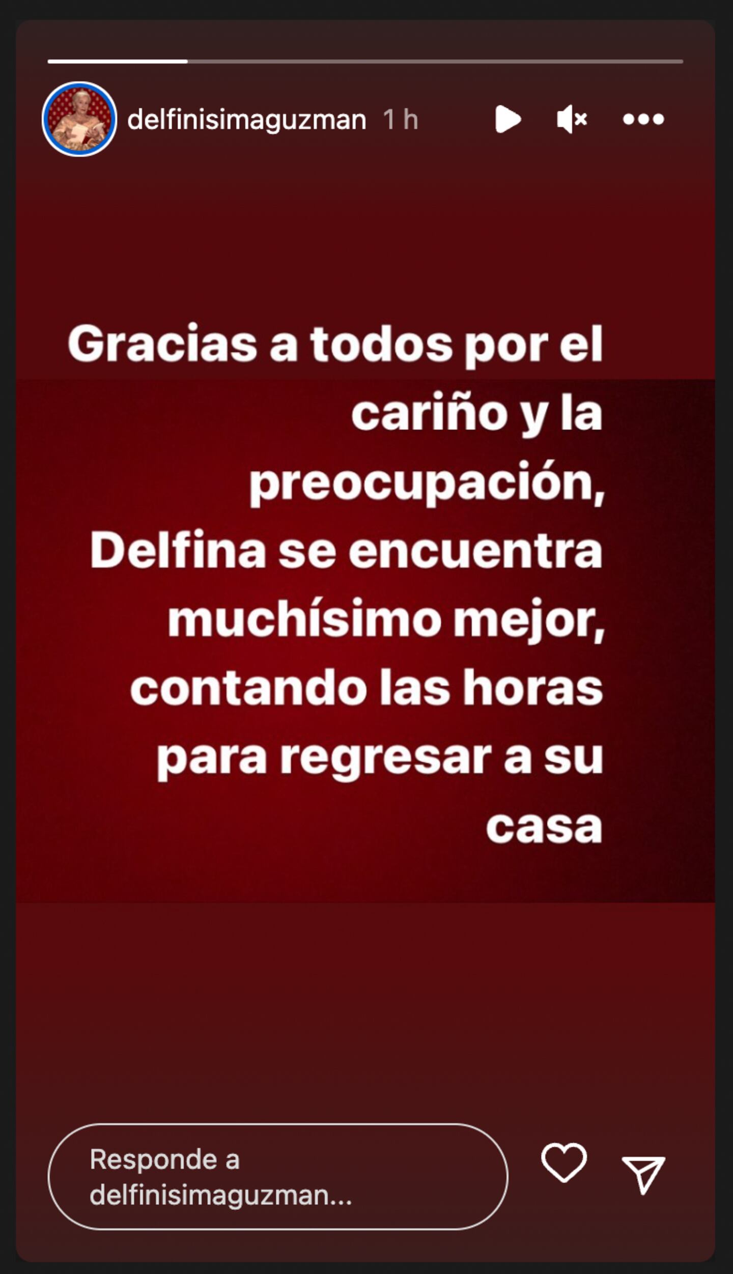 “Delfina se encuentra muchísimo mejor”: Actualizan sobre el estado de ...