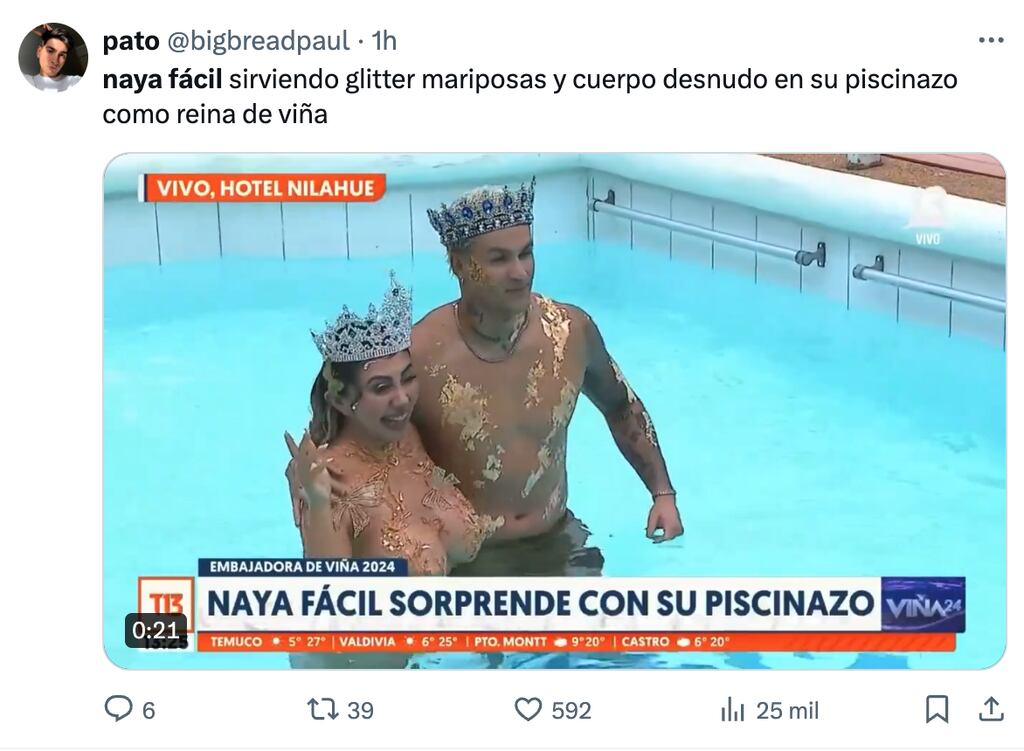 “Las bonitas no sabemos nadar”: Piscinazo de Naya Fácil como sacó ...