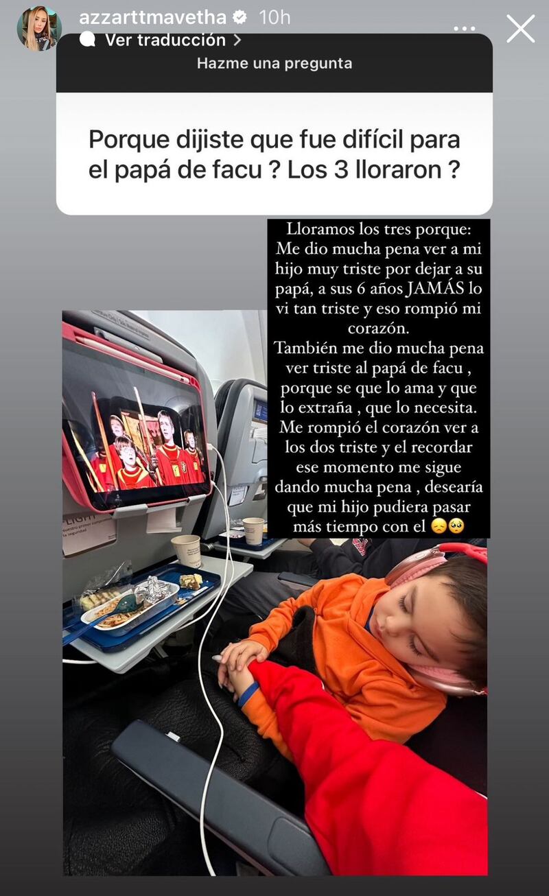 Azzartt Maveth y la pena que pasó con su hijo tras su regreso a Chile ...