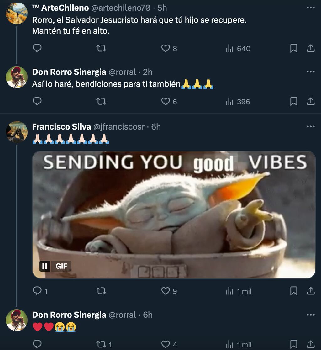 Vocalista de la banda “Sinergia” solicitó a sus seguidores que recen ...