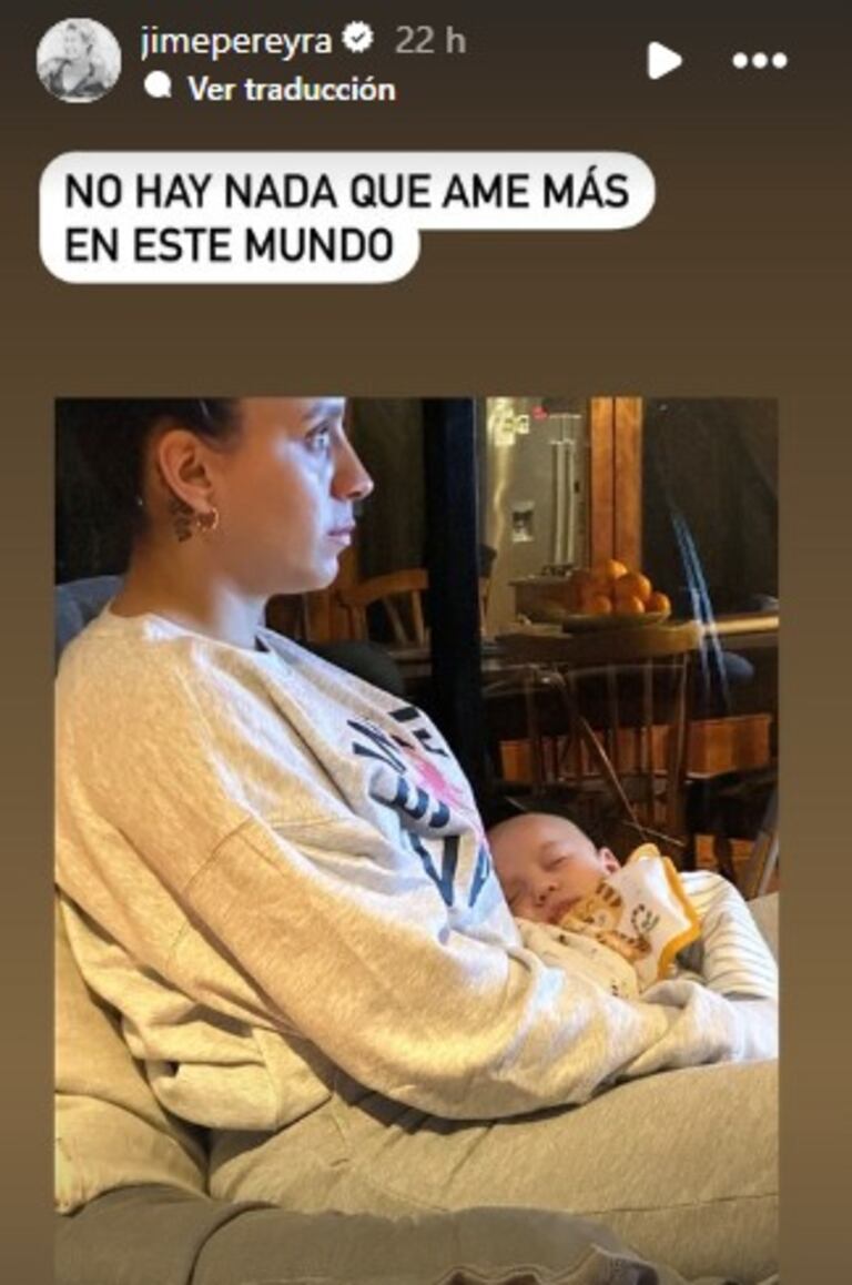 “No hay nada que ame más”: María Jimena Pereyra endulza las redes con ...