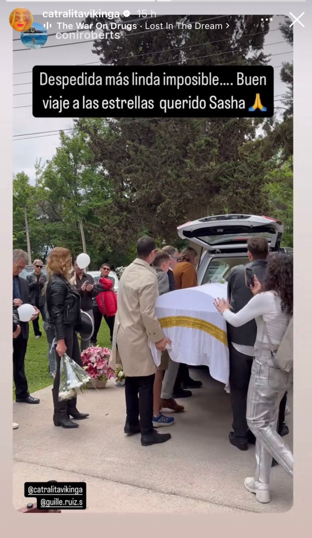 “Buen viaje a las estrellas”: Así fue el último adiós de Catalina ...