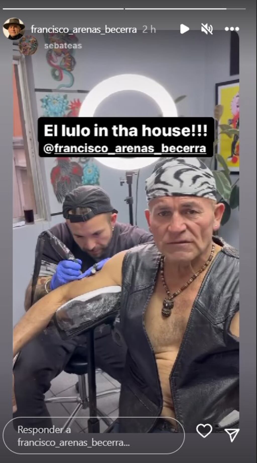 “Como lo prometí”: Papá Lulo fue a tatuarse dos significativos dibujos ...