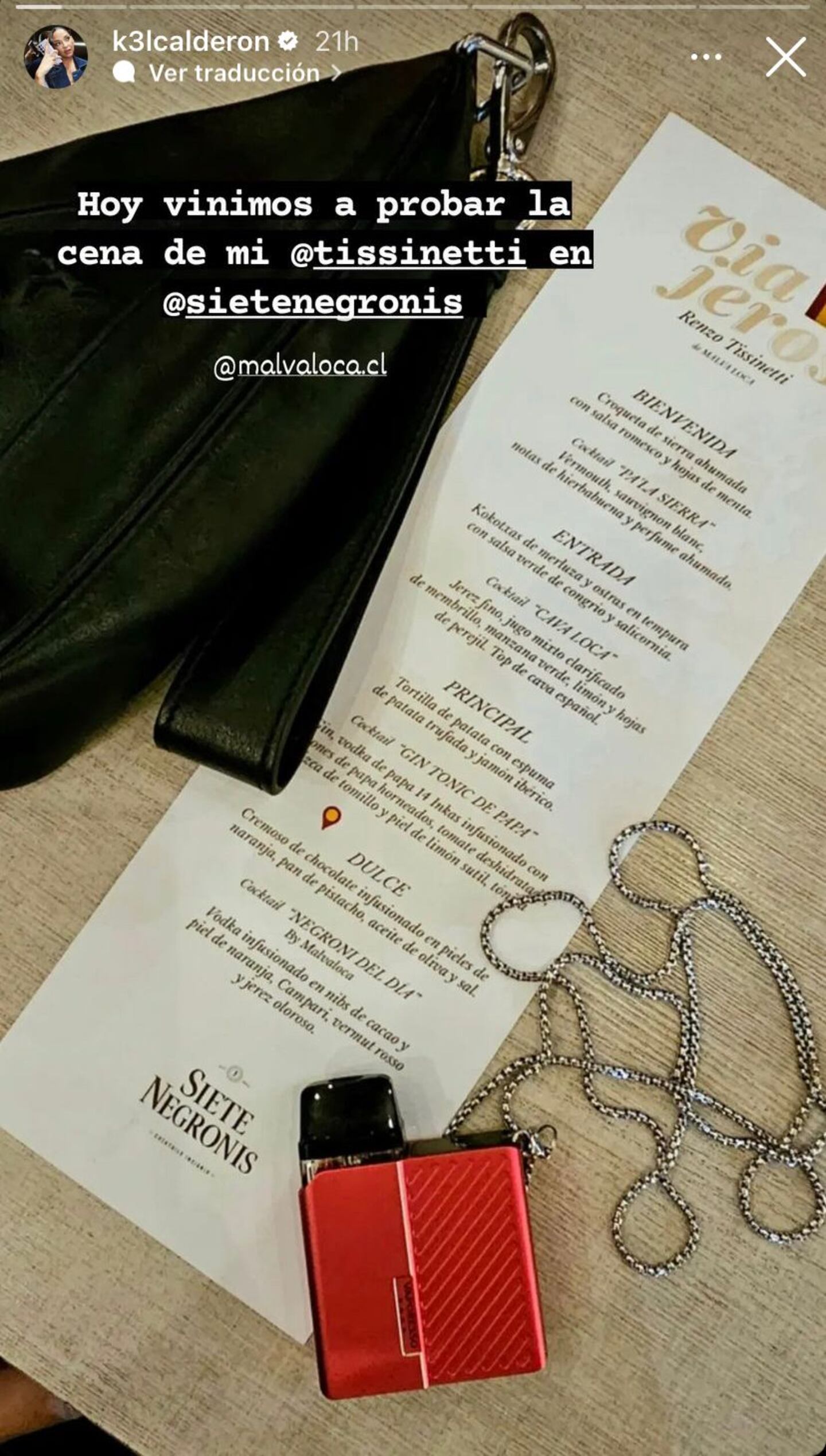 Kel Calderón disfrutó de lujosa cena preparada por su pololo, el chef ...