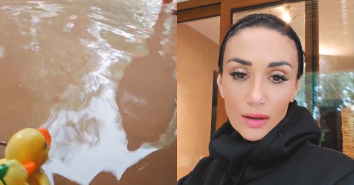 La Fiera Bajo La Lluvia Pamela Díaz Mostró Cómo Se Inundó Su Casa Tras
