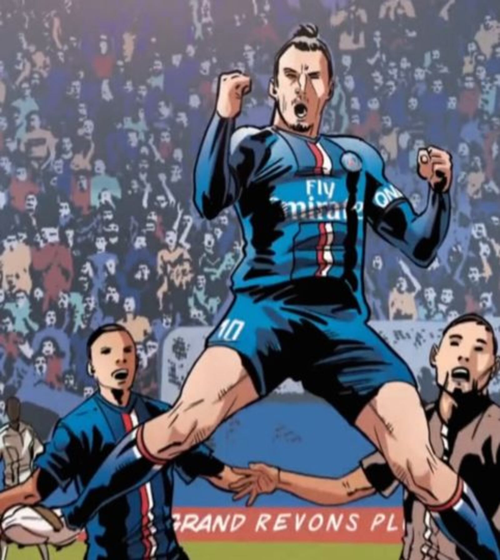 Zlatan Ibrahimović "salva al mundo" en el nuevo cómic del PSG ...