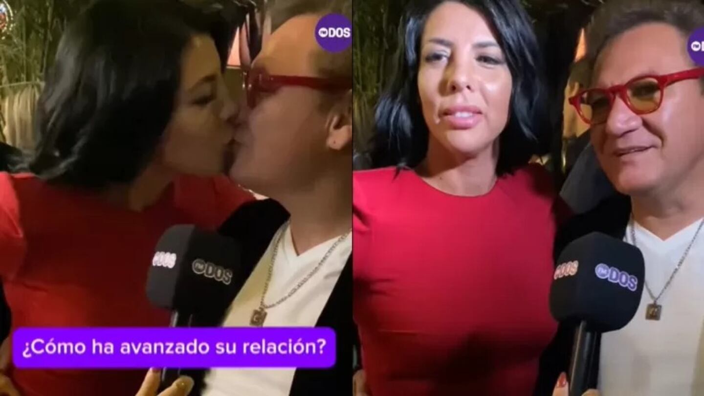 Con beso incluido: Rodrigo Muñoz presentó a su pareja 20 años menor en Premios Caleuche ...